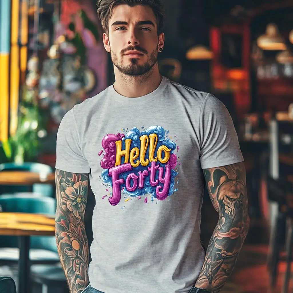 Camiseta Majica sa štampanim printom Cam 903, Muška, Hrom