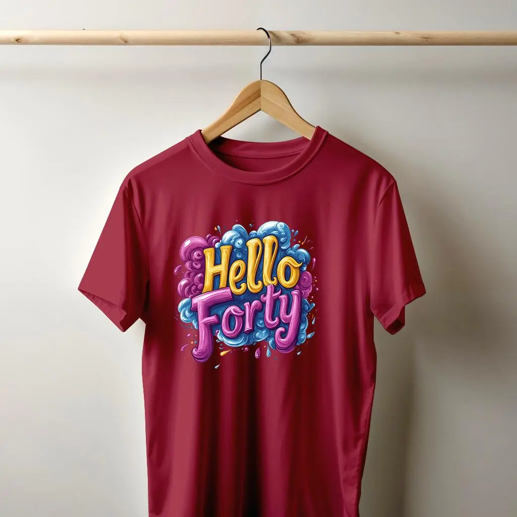 Camiseta Majica sa štampanim printom Cam 903, Muška, Višnja