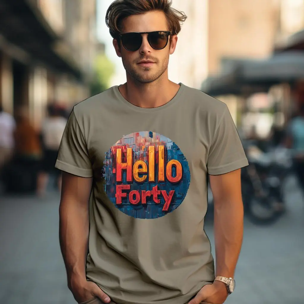 Camiseta Majica sa štampanim printom Cam 904, Muška, Kaki