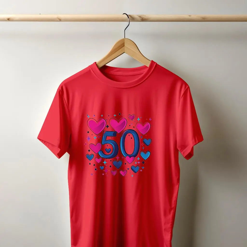 Camiseta Majica sa štampanim printom Cam 905, Muška, Grimizna
