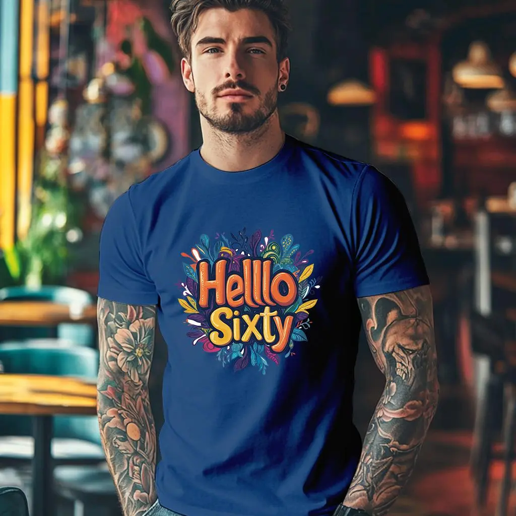 Camiseta Majica sa štampanim printom Cam 909, Muška, Borovnica