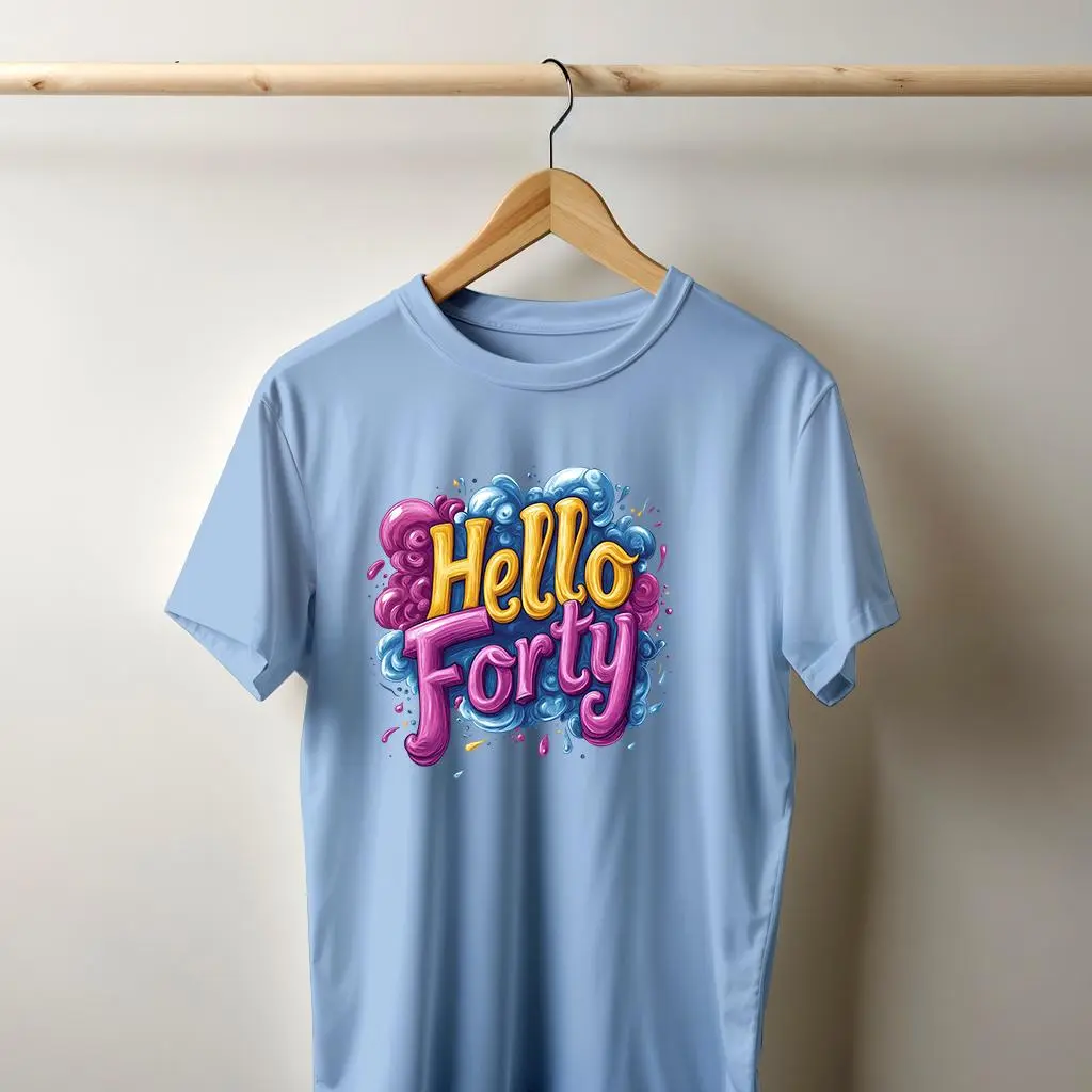 Camiseta Majica sa štampanim printom Cam 903, Muška, Cijan
