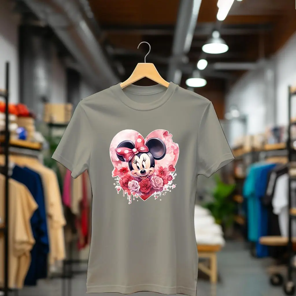 Camiseta Majica sa štampanim printom Cam 882, Ženska, Kaki
