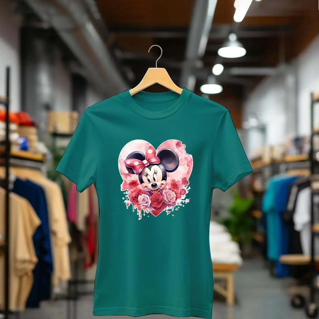 Camiseta Majica sa štampanim printom Cam 882, Ženska, Bambus