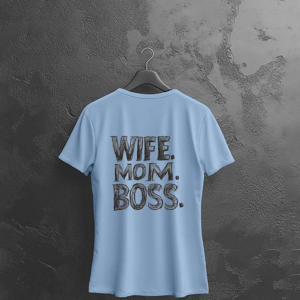 Camiseta Majica sa štampanim printom Cam 886, Ženska, Cijan