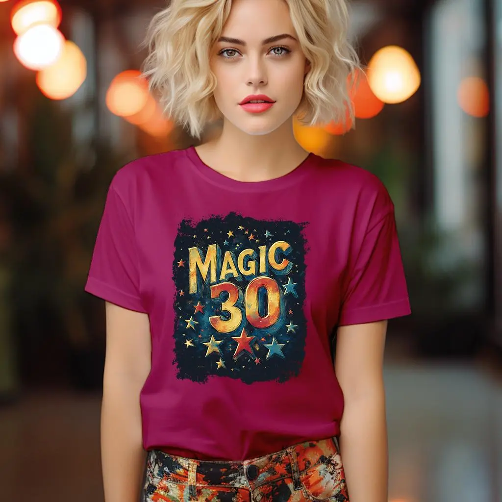 Camiseta Majica sa štampanim printom Cam 899, Ženska, Ružičasta