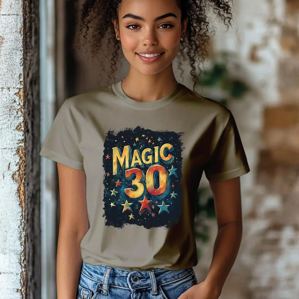 Camiseta Majica sa štampanim printom Cam 899, Ženska, Kaki