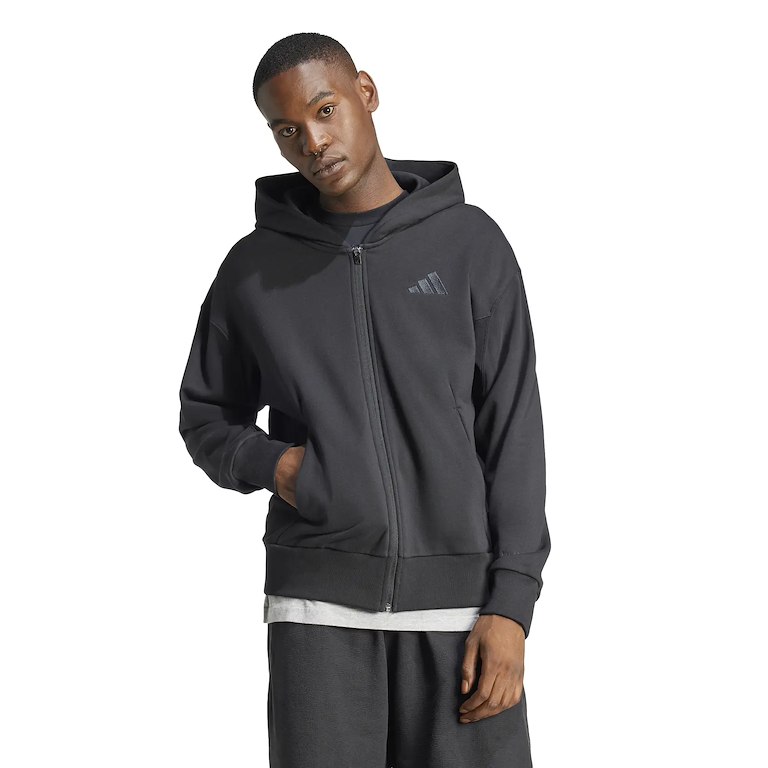 Adidas Muški duks M A Szn Ft Fz, JI6361, Crni
