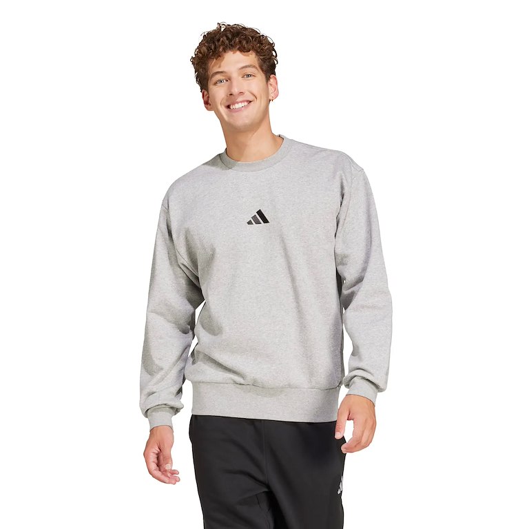 Adidas Muški duks Feelcozy Swt, JE3790, Sivi