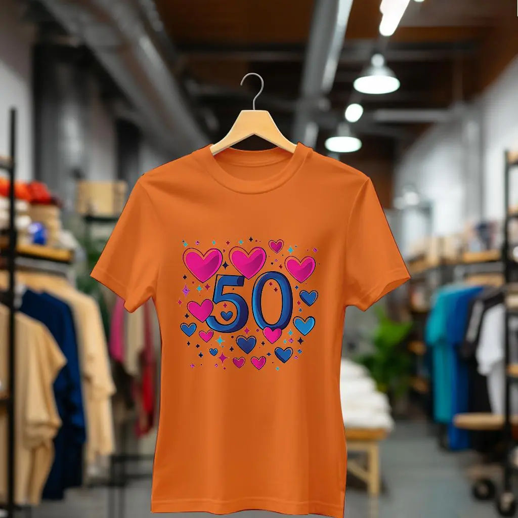 Camiseta Majica sa štampanim printom Cam 905, Ženska, Narandžasta