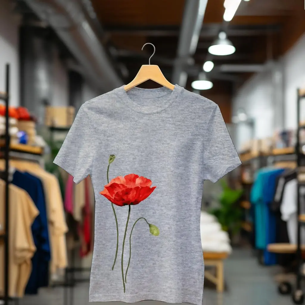 Camiseta Majica sa štampanim printom Cam 990, Ženska, Kalaj