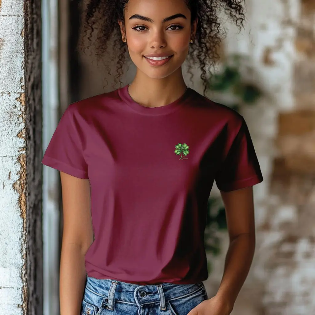 Camiseta Majica sa štampanim printom Cam 959, Ženska, Bordo