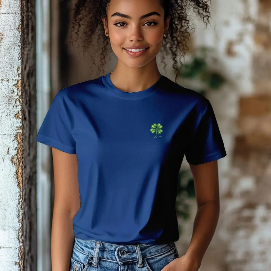 Camiseta Majica sa štampanim printom Cam 959, Ženska, Borovnica