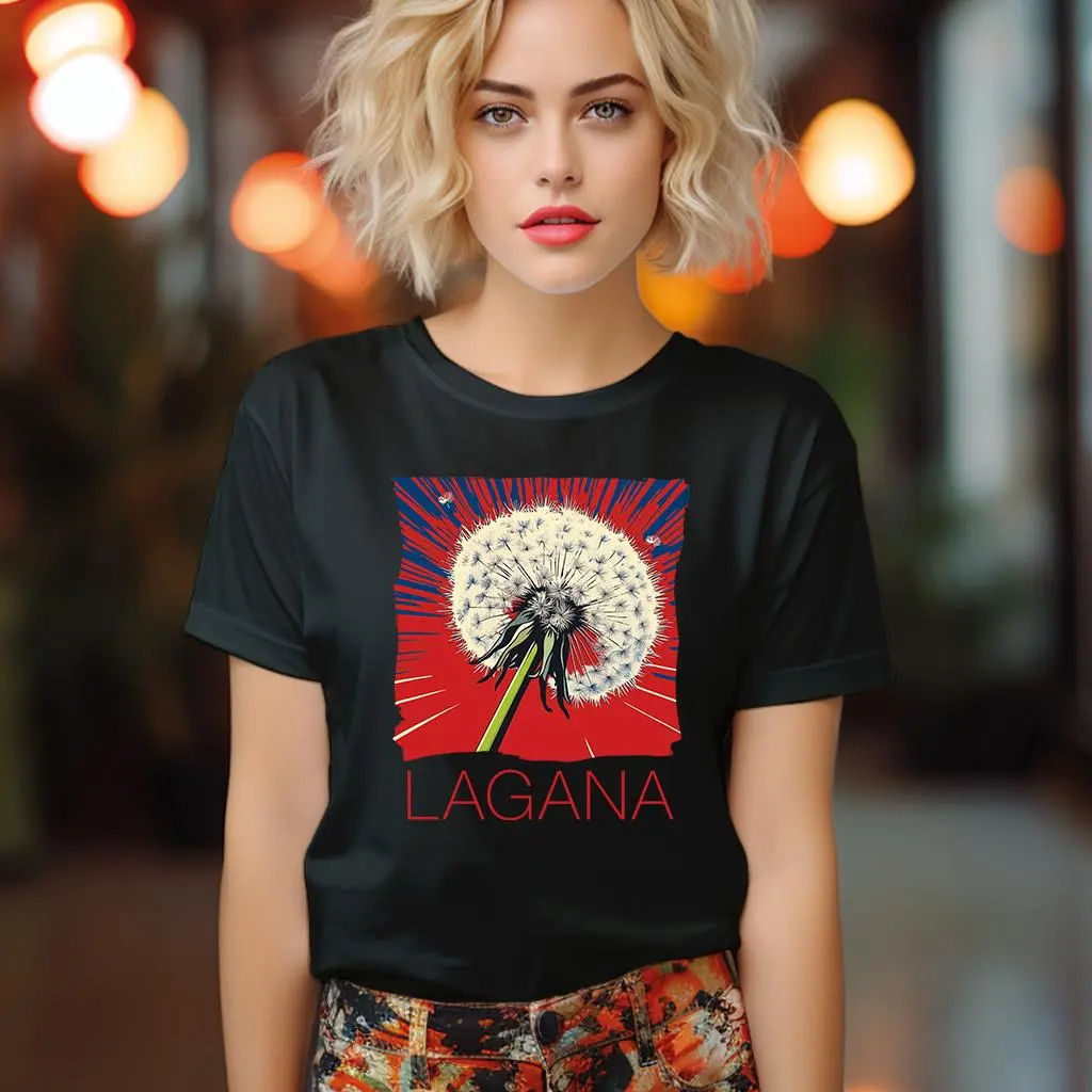 Camiseta Majica sa štampanim printom Cam 966A, Ženska, Crna