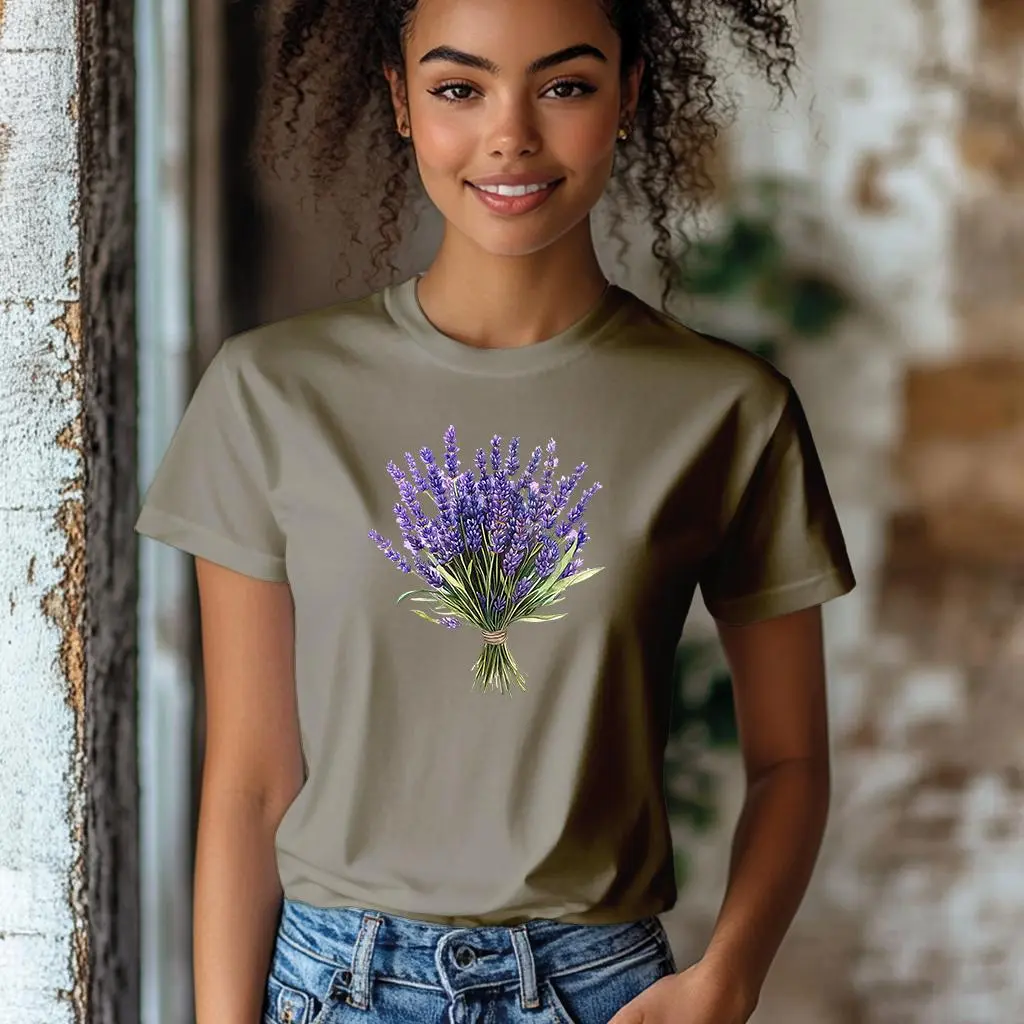 Camiseta Majica sa štampanim printom Cam 961, Ženska, Kaki