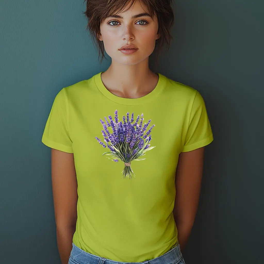 Camiseta Majica sa štampanim printom Cam 961, Ženska, Limeta