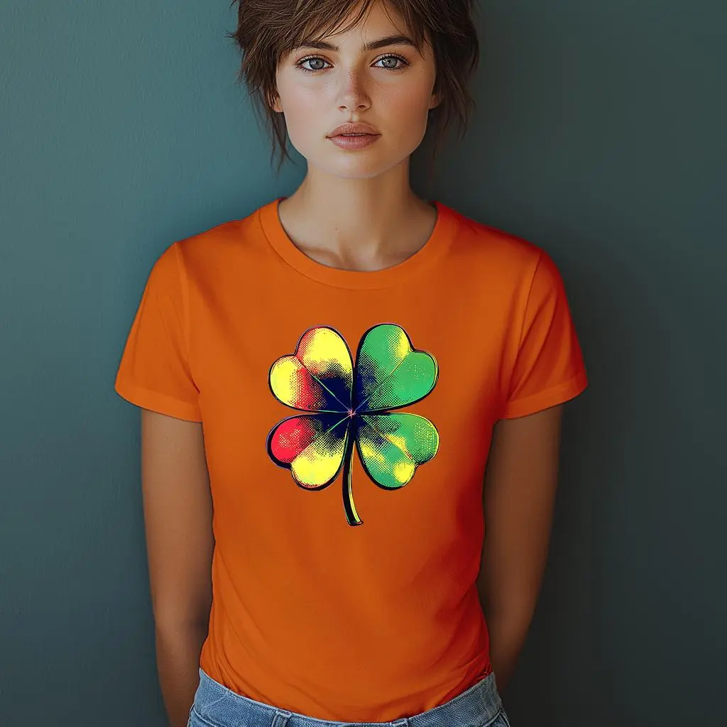 Camiseta Majica sa štampanim printom Cam 942, Ženska, Narandžasta
