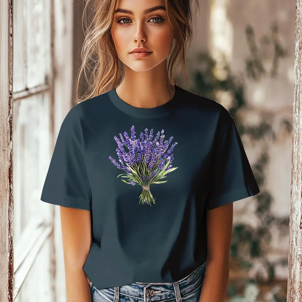 Camiseta Majica sa štampanim printom Cam 961, Ženska, Teget