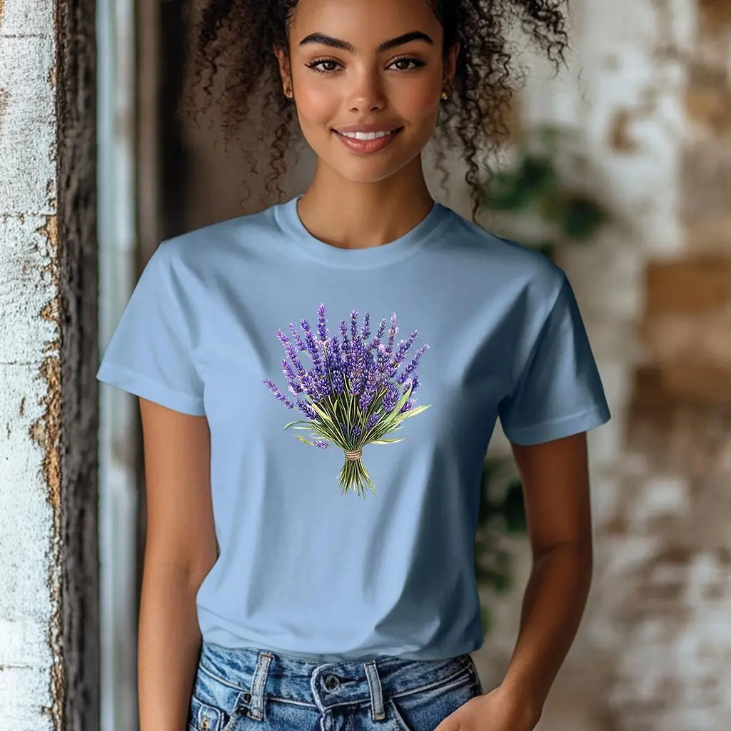 Camiseta Majica sa štampanim printom Cam 961, Ženska, Cijan