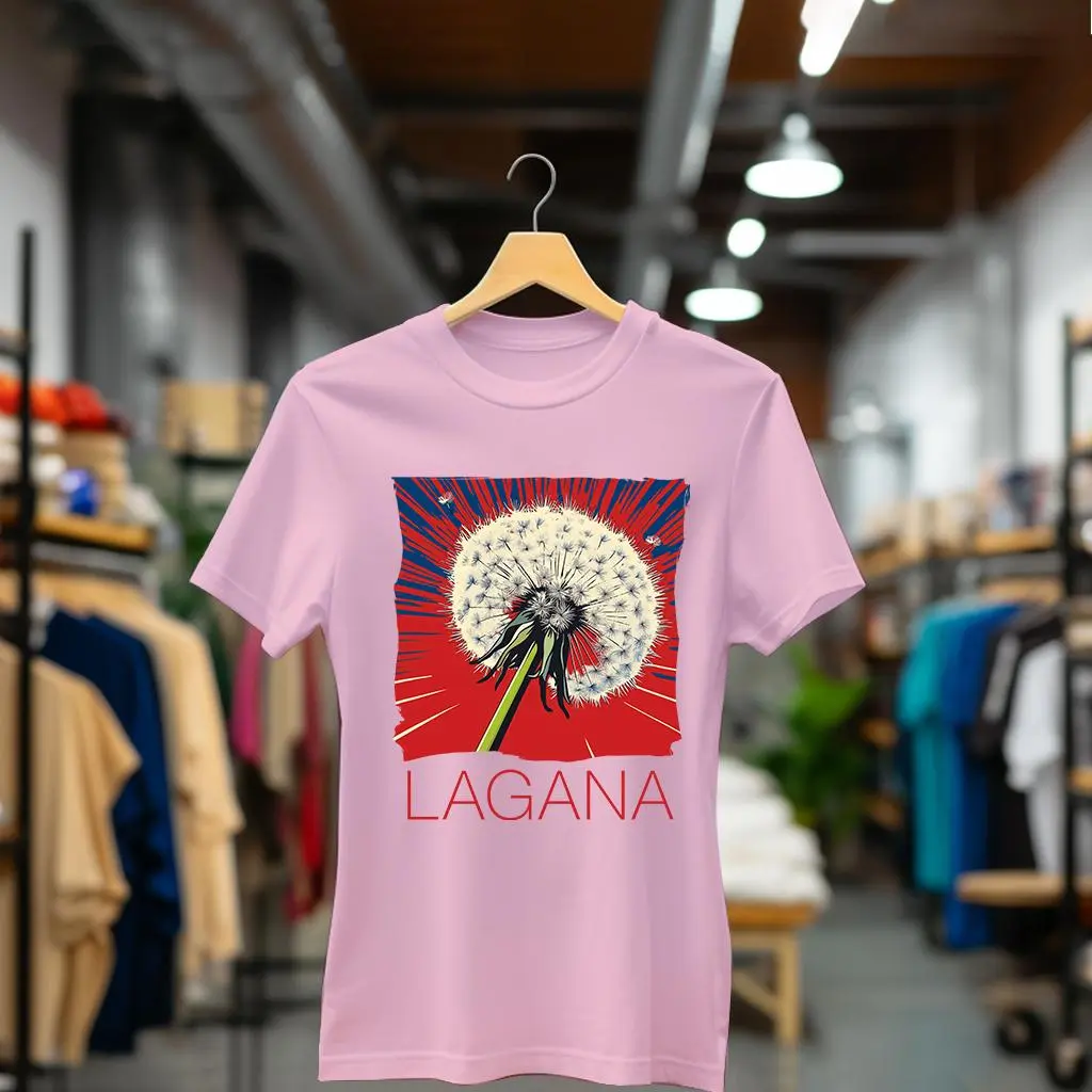 Camiseta Majica sa štampanim printom Cam 966A, Ženska, Roze