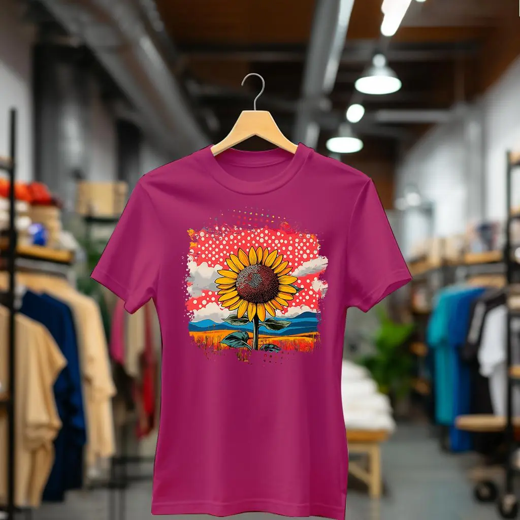 Camiseta Majica sa štampanim printom Cam 950, Ženska, Ružičasta