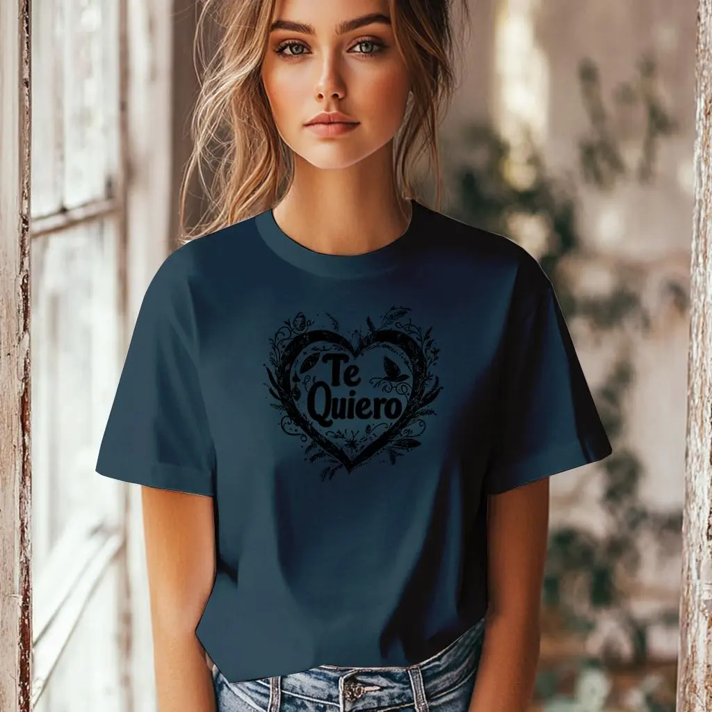 Camiseta Majica sa štampanim printom Cam 871, Ženska, Tamnoplava