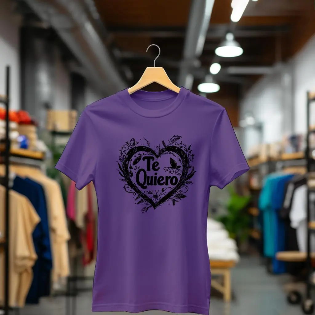 Camiseta Majica sa štampanim printom Cam 871, Ženska, Patlidžan