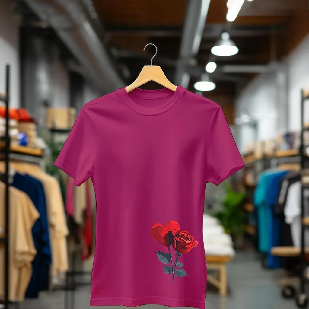 Camiseta Majica sa štampanim printom Cam 880, Ženska, Ružičasta