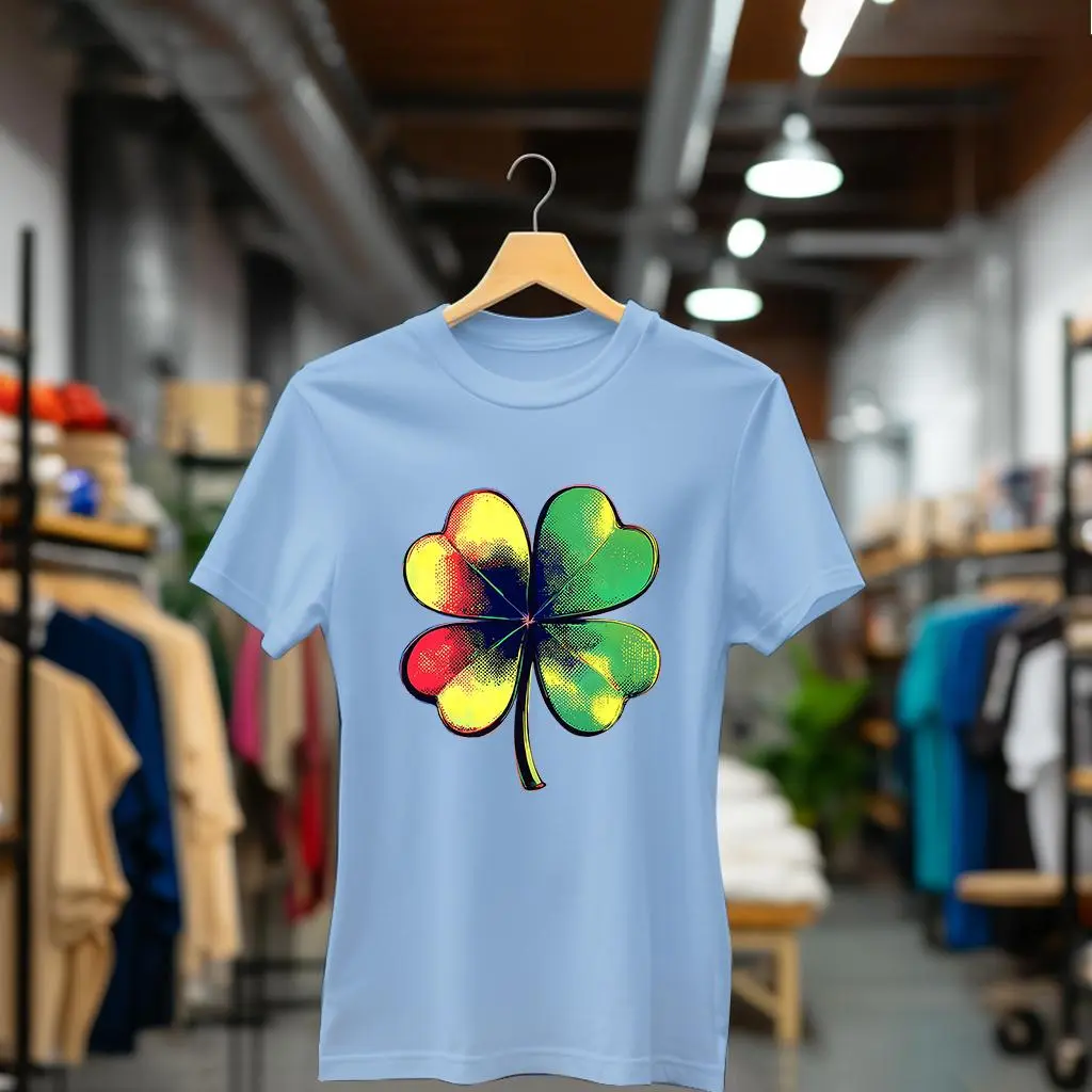 Camiseta Majica sa štampanim printom Cam 942, Ženska, Cijan