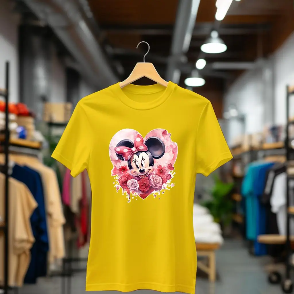Camiseta Majica sa štampanim printom Cam 882, Ženska, Zlatne boje