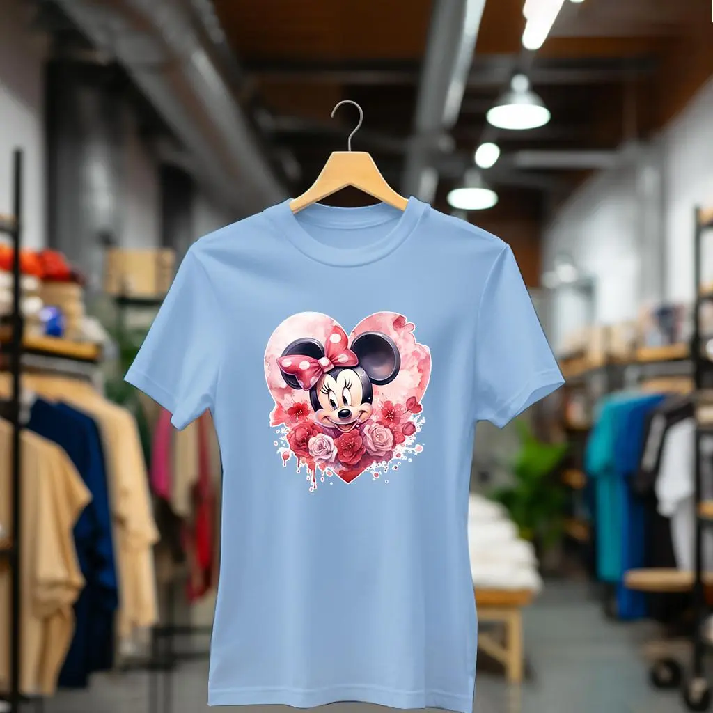Camiseta Majica sa štampanim printom Cam 882, Ženska, Cijan