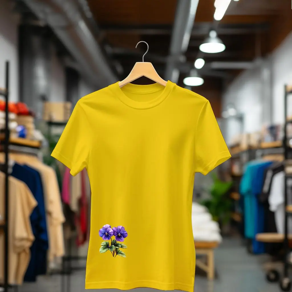 Camiseta Majica sa štampanim printom Cam 951, Ženska, Zlatne boje