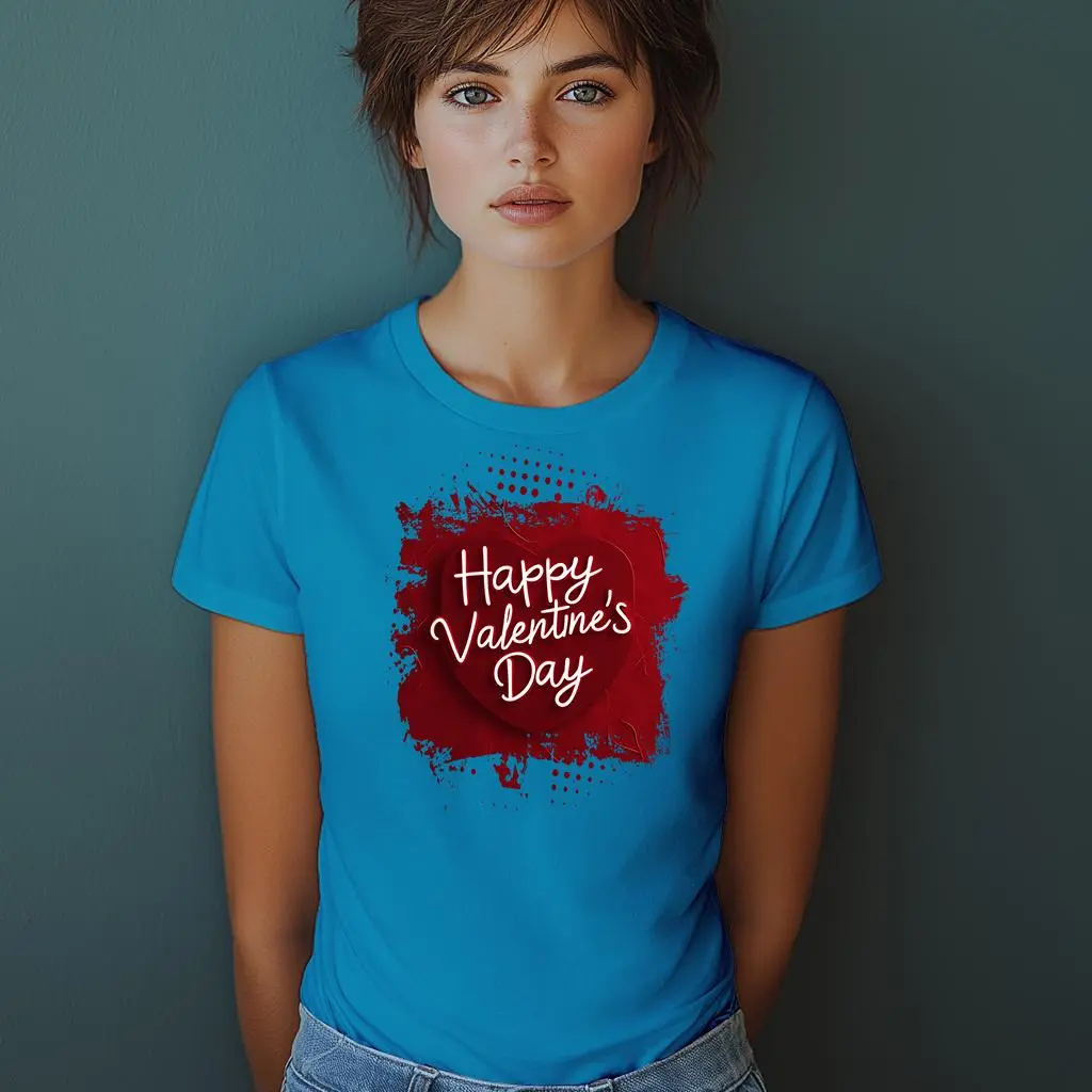 Camiseta Majica sa štampanim printom Cam 875, Ženska, Akva