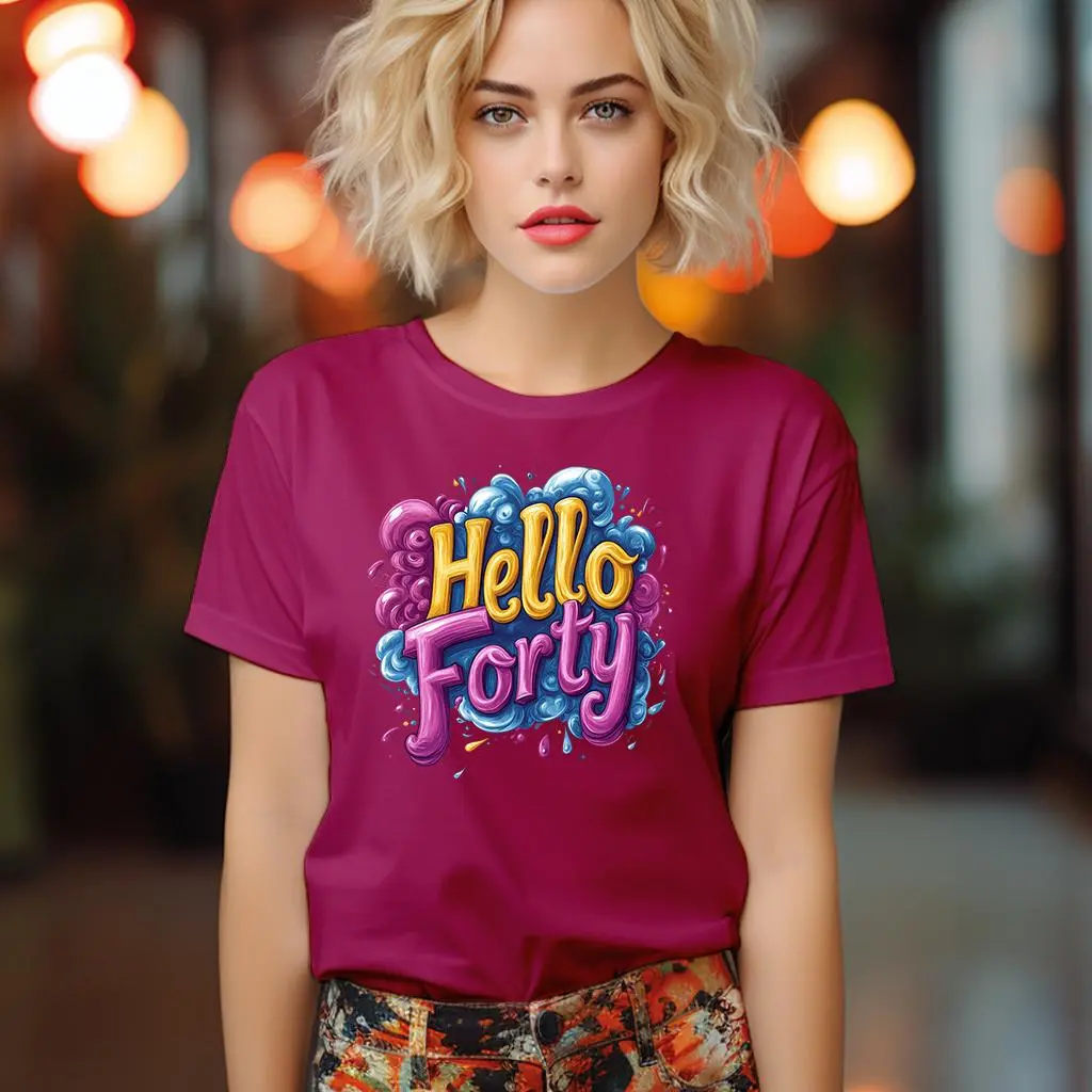 Camiseta Majica sa štampanim printom Cam 903, Ženska, Ružičasta