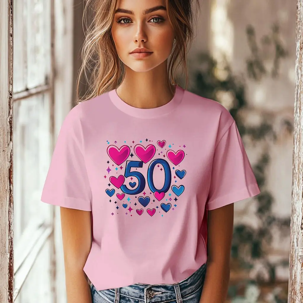 Camiseta Majica sa štampanim printom Cam 905, Ženska, Roze