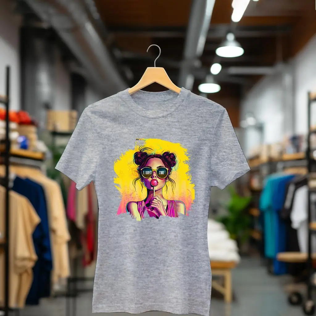 Camiseta Majica sa štampanim printom Cam 917, Ženska, Kalaj