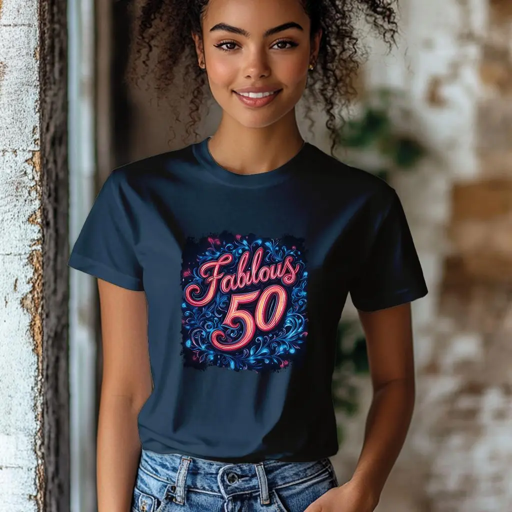 Camiseta Majica sa štampanim printom Cam 908, Ženska, Tamnoplava