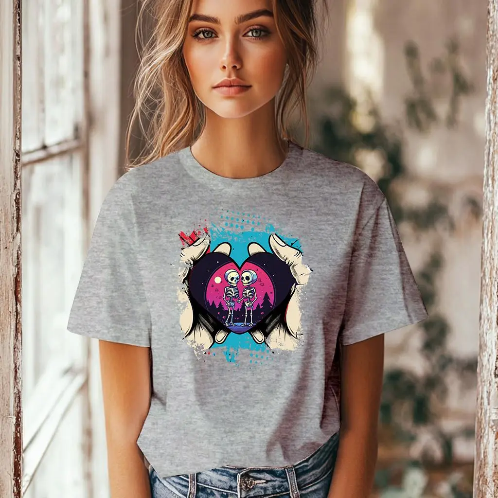 Camiseta Majica sa štampanim printom Cam 878, Ženska, Kalaj