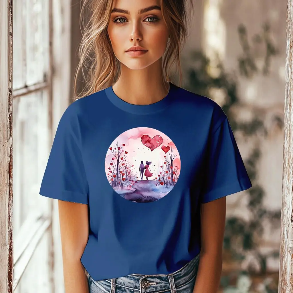 Camiseta Majica sa štampanim printom Cam 881, Ženska, Borovnica
