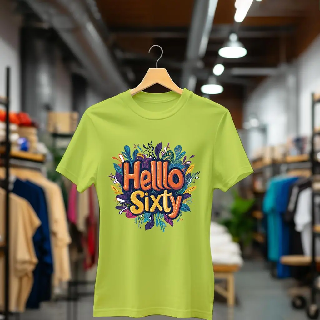 Camiseta Majica sa štampanim printom Cam 909, Ženska, Limeta