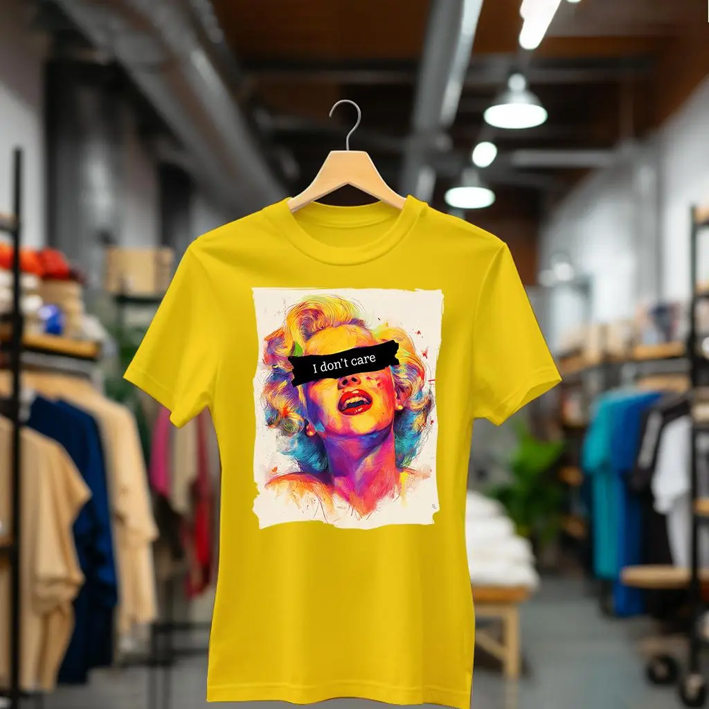 Camiseta Majica sa štampanim printom Cam 918, Ženska, Zlatne boje