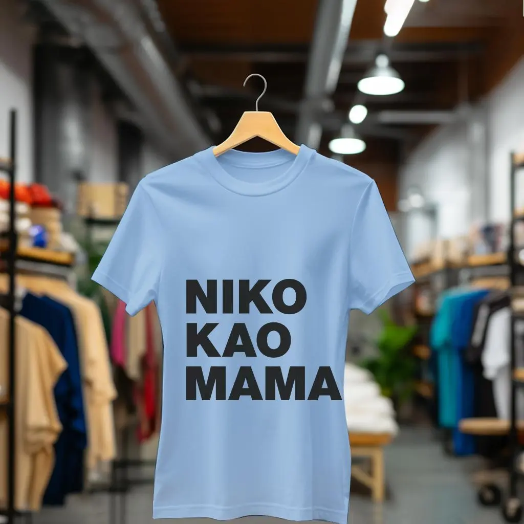 Camiseta Majica sa štampanim printom Cam 895, Ženska, Cijan
