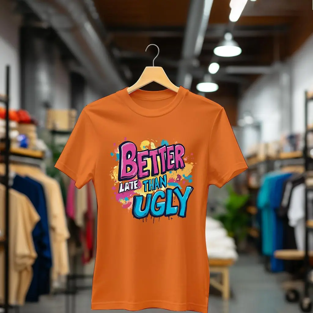 Camiseta Majica sa štampanim printom Cam 919, Ženska, Narandžasta