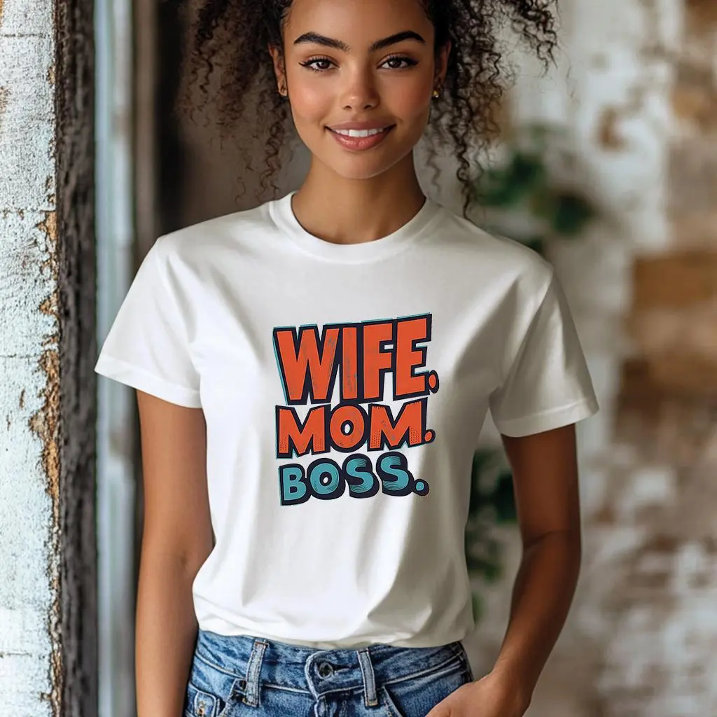 Camiseta Majica sa štampanim printom Cam 885, Ženska, Bela