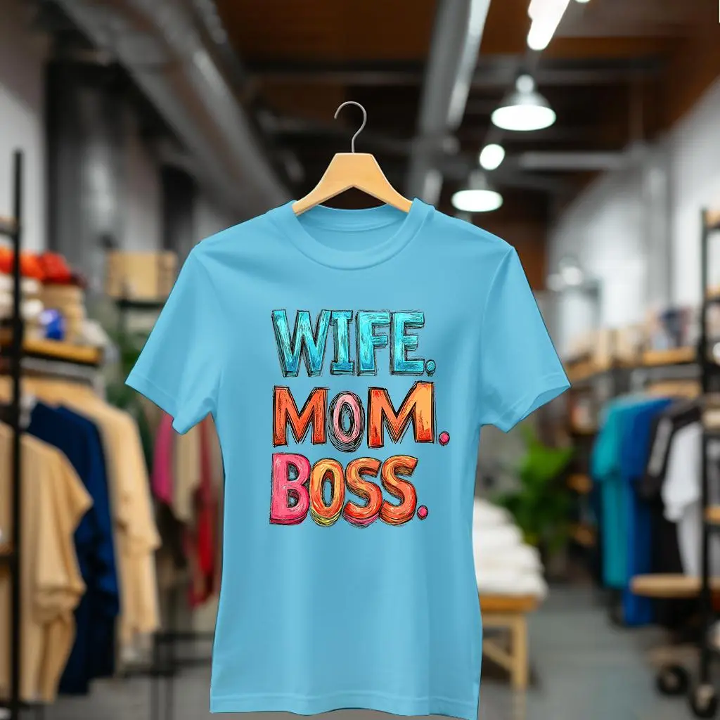 Camiseta Majica sa štampanim printom Cam 883, Ženska, Akvamarin