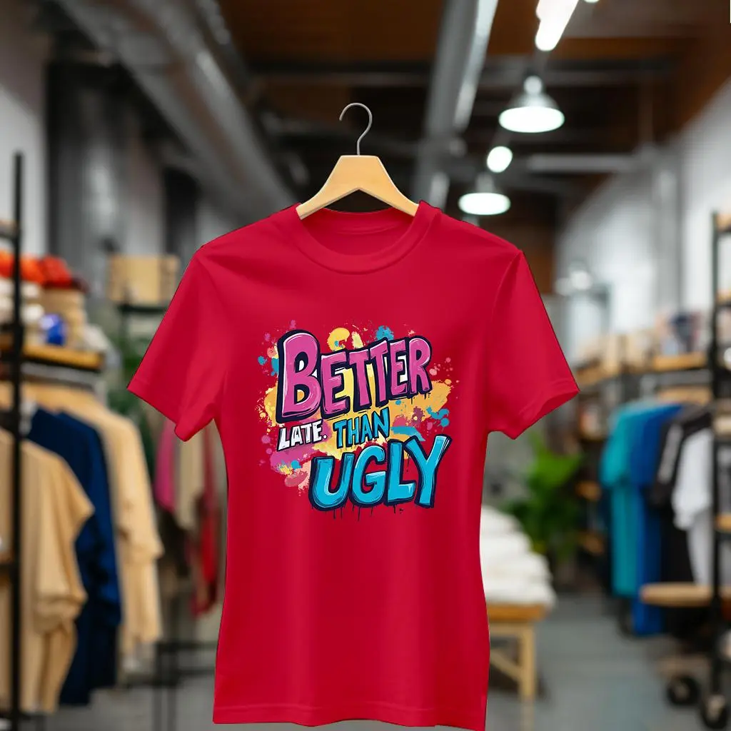 Camiseta Majica sa štampanim printom Cam 919, Ženska, Crvena