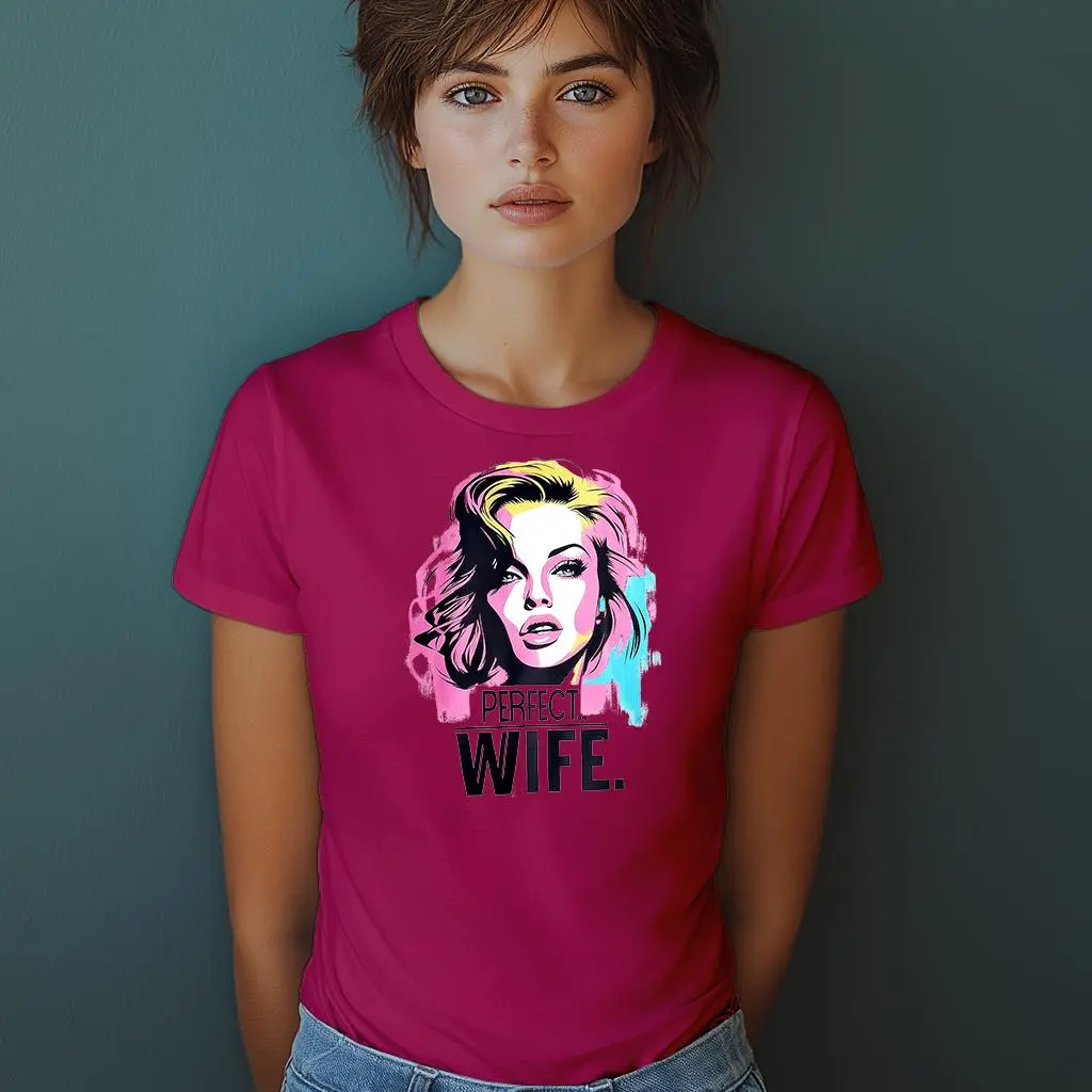 Camiseta Majica sa štampanim printom Cam 890, Ženska, Ružičasta