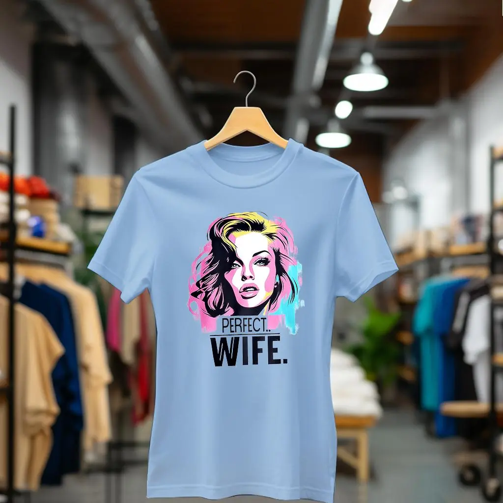 Camiseta Majica sa štampanim printom Cam 890, Ženska, Cijan