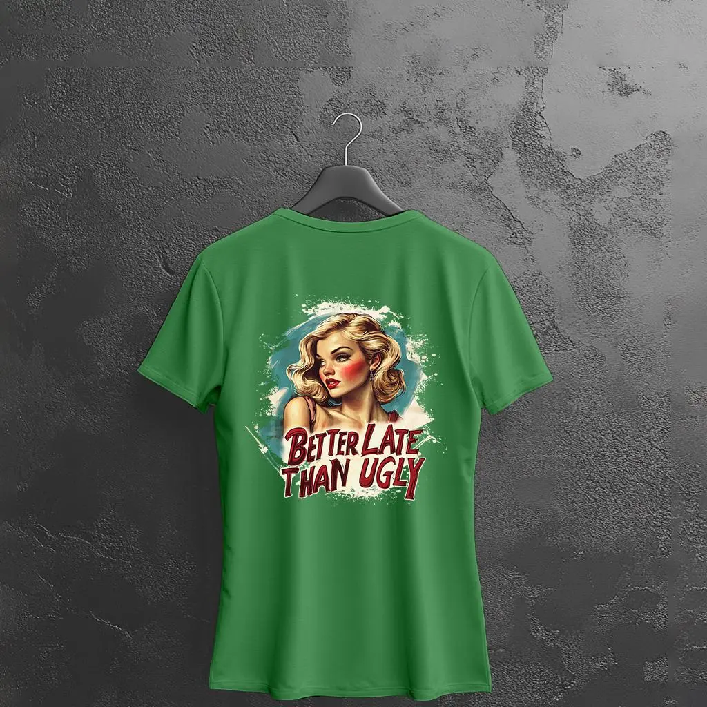 Camiseta Majica sa štampanim printom Cam 921, Ženska, Zelena