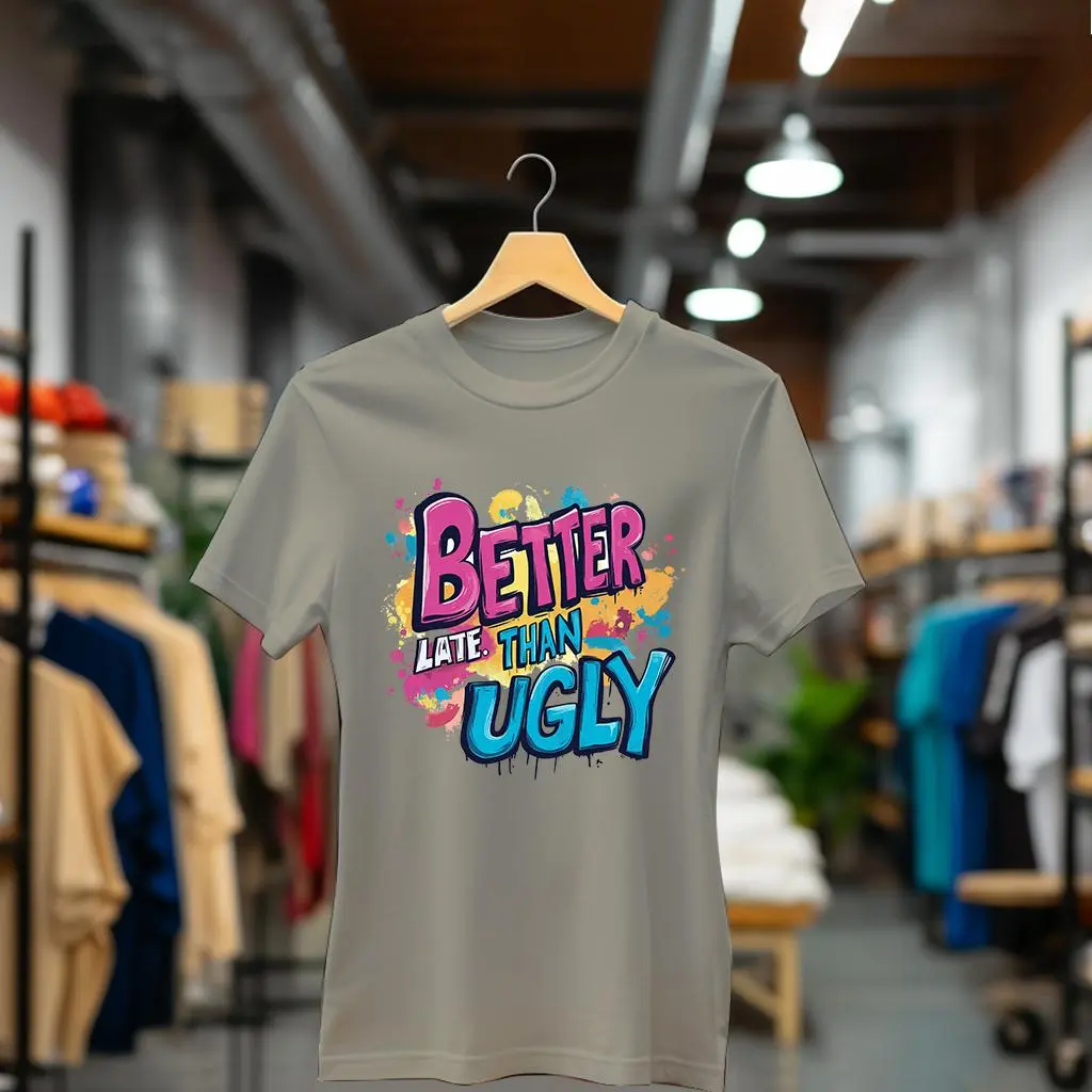 Camiseta Majica sa štampanim printom Cam 919, Ženska, Kaki